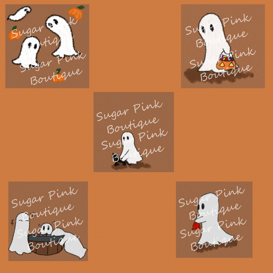 Spooky Friends Clipart – Sugar Pink Boutique
